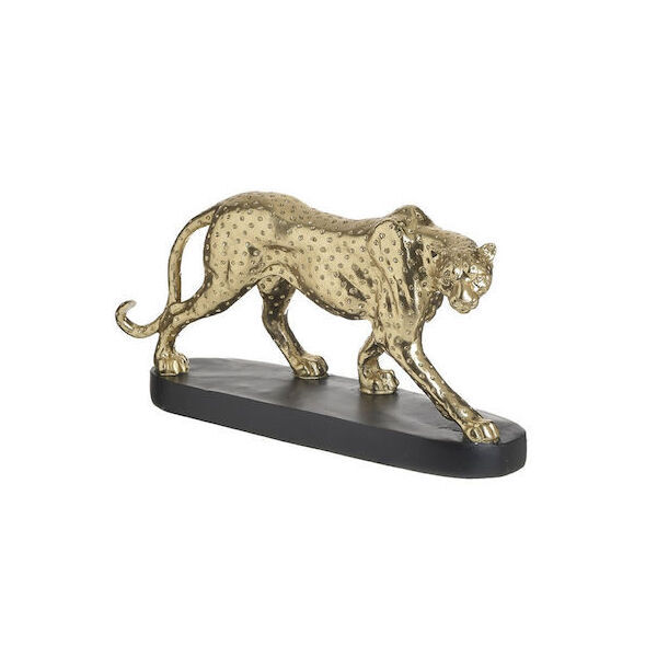 ΛΕΟΠΑΡΔΑΛΗ RESIN ΧΡΥΣΗ/ΜΑΥΡΗ 27Χ8Χ15 INART 3-70-301-0172 – Lazopoulos Home